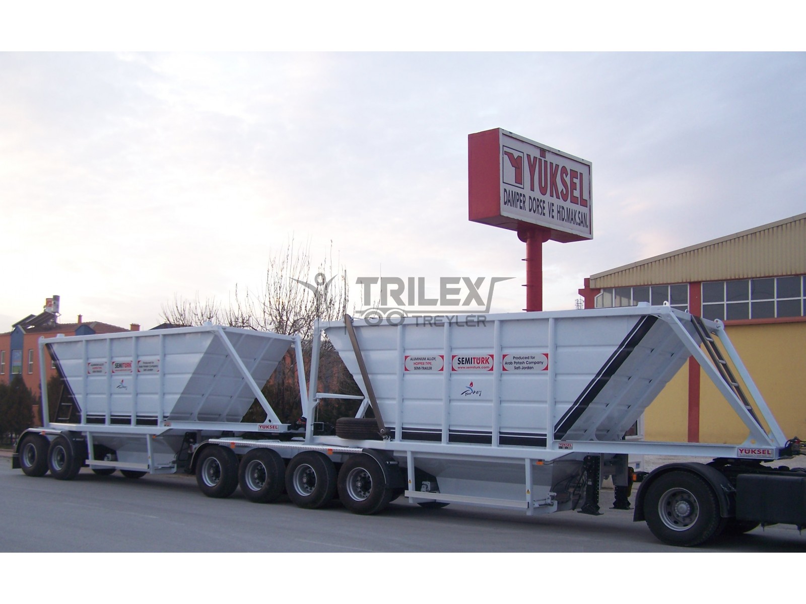 Double Bottom Dump / Hopper Grain Trailer