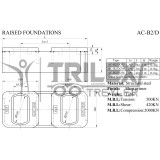 Double Raised Foundation / ISO Deck Socket - AC-B2/D