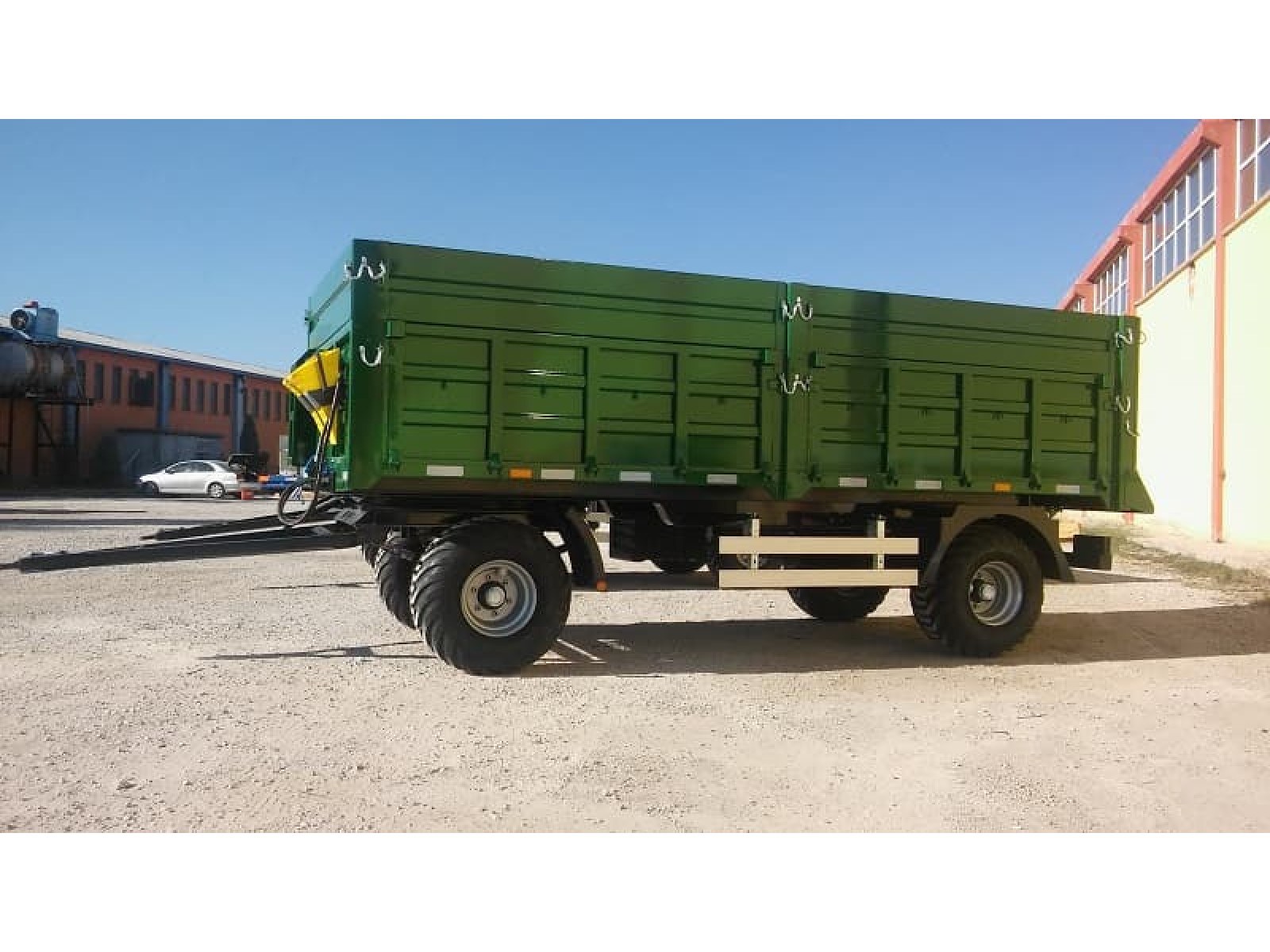 10 Ton Capacity Double Axle Agricultural Tipper Trailer